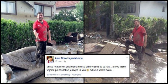 FOTO/VIDEO Maglaj: U uništenoj kući, neuništivi bosanski humor i ...