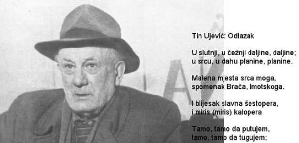 Tin Ujević: 60. Obljetnica smrti | Vijesti Hercegovina.Info