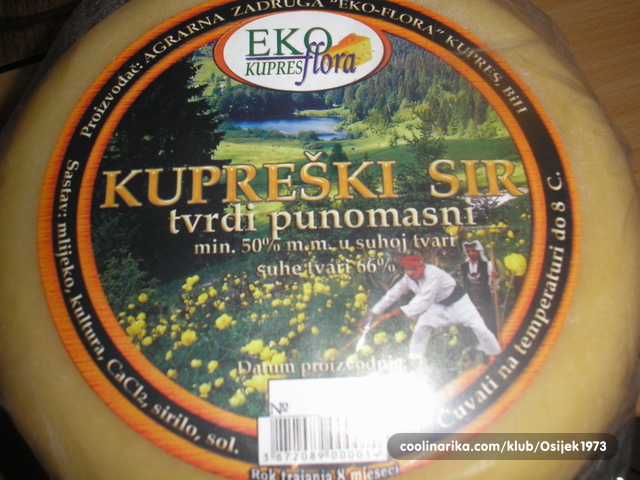 Kupreški sir izlazi na strana tržišta | Vijesti Hercegovina.Info