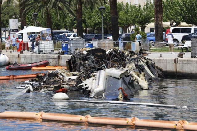 JOŠ NIJE UKLONJENA Pogledajte što je ostalo od jahte vlasnika Feala ...
