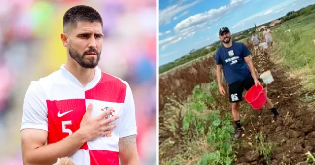 POMAŽE OBITELJI Reprezentativac Hrvatske nakon povratka s Eura snimljen kako radi u polju ...