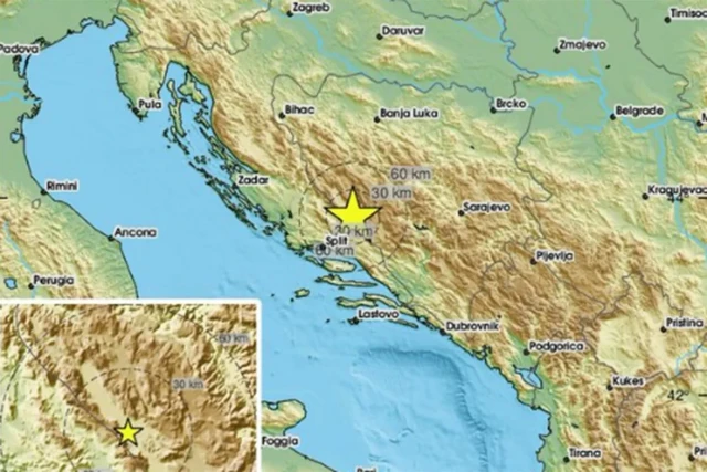 Potres u BiH, osjetio se i u Hrvatskoj | Vijesti Hercegovina.Info